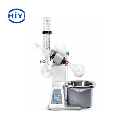 China RE100-Pro Laboratory Rotary Evaporator 5L Heating Bath Digital with 180°C Temperature and 20-280rpm Speed for sale