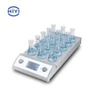 China 15 Position Digital Magnetic Stirrer 0-1500 RPM LCD Timer DC Brushless Motor Lab for sale