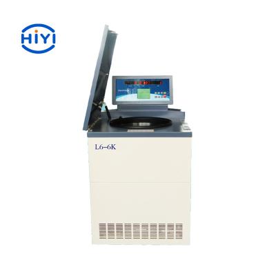 China L6-6K Blood Bank Large Capacity Centrifuge 6500rpm 6680xg Floor Standing for sale