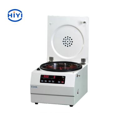 China TD4K 4000rpm Blood Card Centrifuge 1790×g RCF Small Lab Centrifuge with Electronic Lid Lock for sale