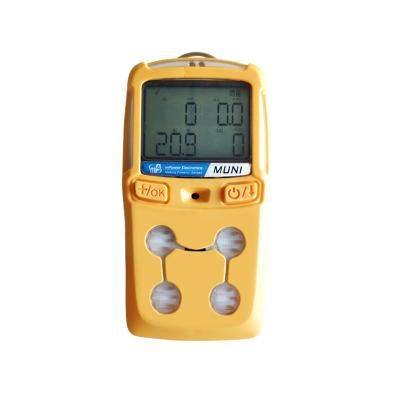 China MPower MUNI MP420 4 Gas Detector CO H2S O2 LEL Compact Diffusion IP68 24hr Battery for sale