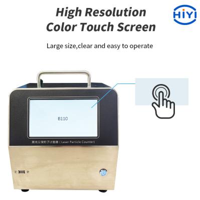 China B110 Portable Laser Particle Counter 0.1μm Size Range 28.3L/min Flow for Cleanroom and Pharmaceutical Use for sale