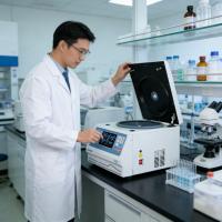 China HiYi DTR35C Low Speed Refrigerated Centrifuge 5500rpm 4x250ml for sale
