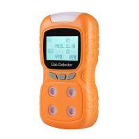 China ZLT840 4-in-1 Portable Gas Detector for H2S O2 CO EX with 10+ Hour Battery and IP65 Rating for sale