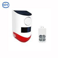 China CT80 Solar Outdoor Infrared Alarm with 120dB Sound & Light, 9-12m Detection Range, Wireless 433MHz Security System for sale