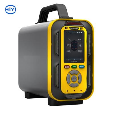 China HiYi PTM600 18-in-1 Multi Gas Detector with Built-in Printer and 10000mAh Battery for Industrial Safety for sale