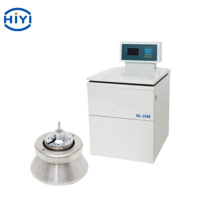 China GL-25M Floor Standing Refrigerated Centrifuge 25000 RPM 64,983 xg with Microcomputer Control and LED Display for sale