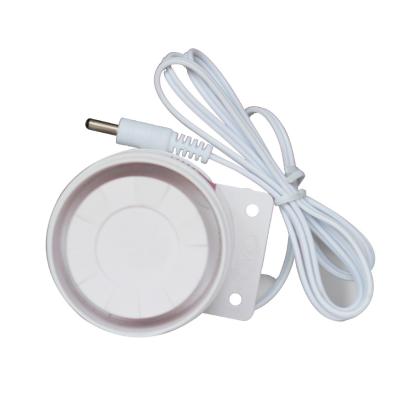 China White 200dB Wired Security Siren with 12VDC Operation and 150m Sound Range for GSM Alarm Systems for sale