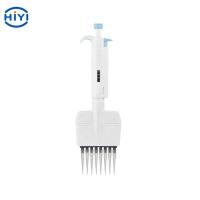 China 8 Channel Multichannel Pipette Adjustable Volume 0.5-10μl Digital Control for Medical Research for sale