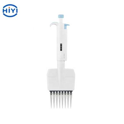China 8 Channel Multichannel Pipette Adjustable Volume 0.5-10μl Digital Control for Medical Research for sale