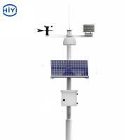 China TVOC Outdoor Air Quality Monitor with PM2.5 PM10 CO SO2 NO2 O3 Sensors 12V Solar Power GPRS Communication for sale