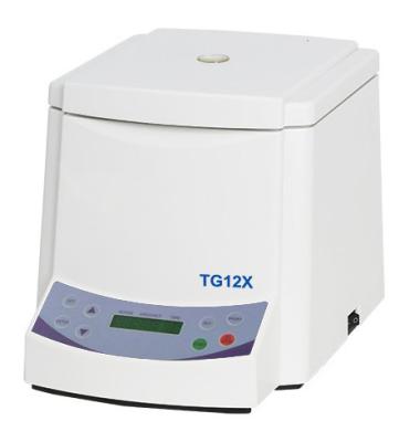 China TG12X 12000rpm Blood Hematocrit Centrifuge with 24pcs Capillary Capacity and FDA Certification for sale