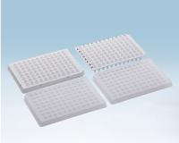 China 96 Well Non Skirted Clear PCR Plate 0.2ml Alphanumeric Grid for Thermal Cycling for sale