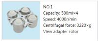 China TD5M Low Speed Centrifuge 4x500ml Capacity 5000rpm with FDA Certification for Laboratory Use for sale