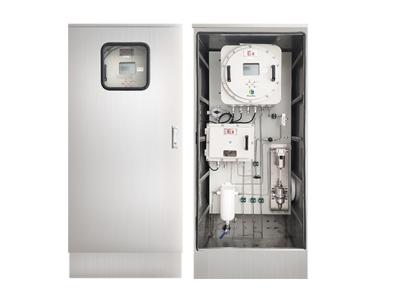 China HY-3500UV UV-DOAS Biogas Monitoring System with H2S 0-5000ppm Range and 1600mm Cabinet for sale