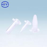 China 0.2ml PCR Single Tube Transparent Flat Cover Polypropylene DNase RNase Free for sale