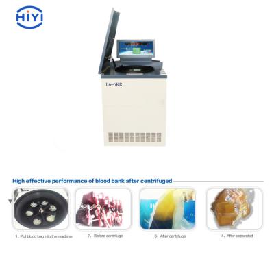 China Large Capacity Refrigerated Blood Bank Centrifuge 6500rpm 6x1000ml for sale