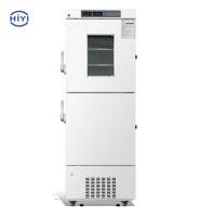 China Combined Refrigerator Freezer -25°C 300W Direct Cooling 368L Dual Chamber for sale