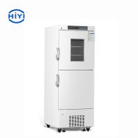 China Combined Refrigerator Freezer -25°C 300W Direct Cooling 368L Dual Chamber for sale