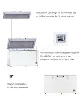 China 485L Biomedical Chest Horizontal Deep Freezer -25 to -60°C Big Capacity for sale