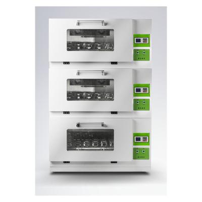 China Three Layer Stackable Mini Shaking Incubator 60-280 RPM 4-60°C Automatic Control for sale