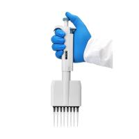 China 8 Channel Adjustable Volume Mechanical Pipette 0.5ul to 300ul Fully Autoclavable for sale