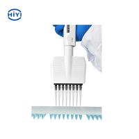 China 8 Channel Adjustable Volume Mechanical Pipette 0.5ul to 300ul Fully Autoclavable for sale