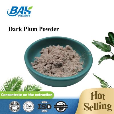 China Food Additives Dark Plum Powder 25kg Fine Light Red Brown Fruit Powder for Beverages for sale