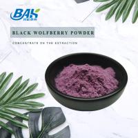 China 25% Fruit And Vegetable Powders Black Wolfberry Extract for sale