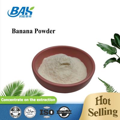 China Food Grade Banana Powder 80 Mesh Light Yellow Fruit Powder for Beverages and Baking for sale