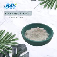 China Shikimic Acid 98% Star Anise Extract Natural Cosmetic Ingredient Antiviral Powder for sale