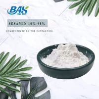 China Black Sesame Seed Extract Sesamin 98% Powder Cas 607-80-7 HPLC Tested for sale