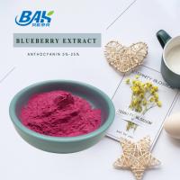 China Blueberry Extract Anthocyanin 5% 25% Supplement Powder Antioxidant Bulk for sale