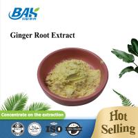China Water Soluble Ginger Extract Powder Gingerol 1% 5% Mens Health Supplement for sale
