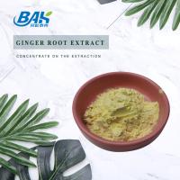 China Water Soluble Ginger Extract Powder Gingerol 1% 5% Mens Health Supplement for sale