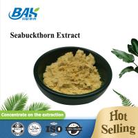 China Seabuckthorn Hippophae Rhamnoides Extract Powder 10%-50% Flavone Nutrient Supplement for sale