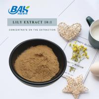 China Organic Lily Root Extract Light Yellow Powder 10:1 for sale