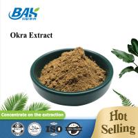 China Okra Extract Powder 10:1 20:1 Mens Health Supplement Free Sample 80 Mesh for sale