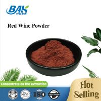 China Red Wine Extract Nutrient Supplement Powder 30% - 50% Polyphenols Powder for sale