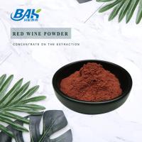 China Red Wine Extract Nutrient Supplement Powder 30% - 50% Polyphenols Powder for sale