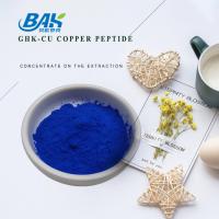 China Natural Cosmetic Ingredients Ghk-Cu Copper Peptide Blue Powder for sale