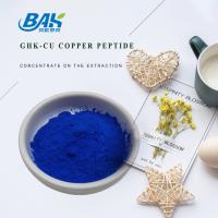China Natural Cosmetic Ingredients Ghk-Cu Copper Peptide Blue Powder for sale