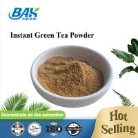 China Water Soluble Instant Green Tea Extract Powder 10:1 80 Mesh Fine Powder MOQ 1kg for sale