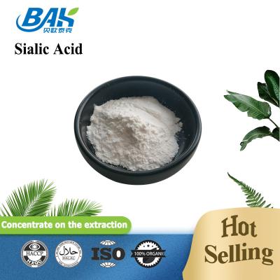 China High Purity Sialic Acid Powder 99% N-Acetylneuraminic Acid for Cosmetic Ingredients for sale