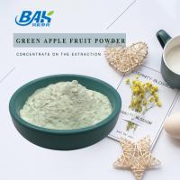 China Spray Dried Green Apple Fruit Powder 80 Mesh 60g/100ml Bulk Density for sale