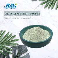 China Spray Dried Green Apple Fruit Powder 80 Mesh 60g/100ml Bulk Density for sale
