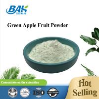 China Spray Dried Green Apple Fruit Powder 80 Mesh 60g/100ml Bulk Density for sale