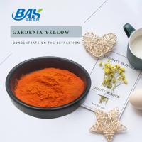 China Natural Gardenia Yellow Powder Food Color Additive Water Soluble 60 Color Value for sale