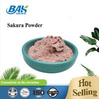 China Edible Sakura Powder 80 Mesh Prunus Serrulata Flower Extract for Women Health Supplement for sale