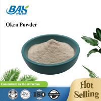 China Food Grade Fruit And Vegetable Powders Okra Powder 5% Polyphenol for sale